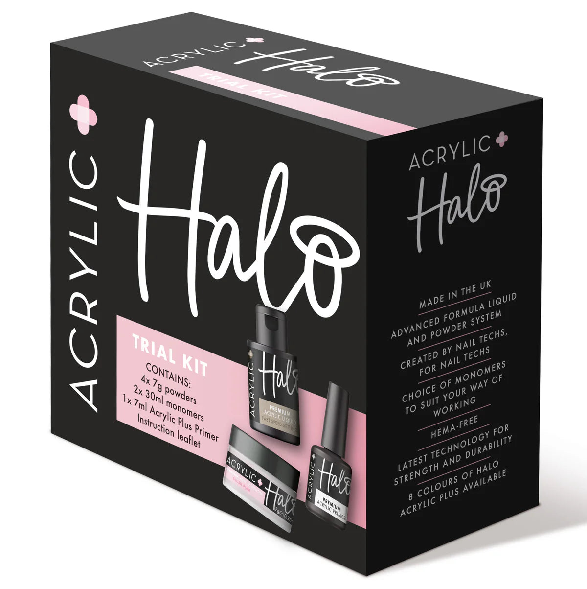 Halo Acrylic plus Trial kit – Nordic Nails & Beauty